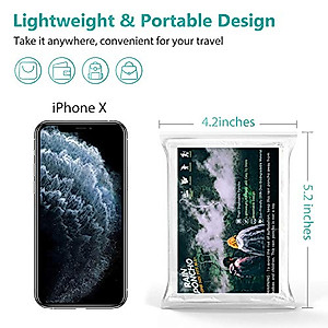 Disposable Rain Ponchos for Adult, Waterproof Plastic and Drawstring Hood, Clear (20 Pack)