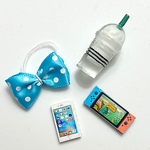 Pet Shop Accessories LPS 4 PC Lot Bow Game Controller Clothes CAT NOT Included …