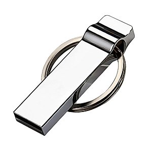 USB Flash Drive High-Speed Data Storage Thumb Stick Store Movies Picture U Disk for PC Phone Tablet Computer (Silver 4GB)