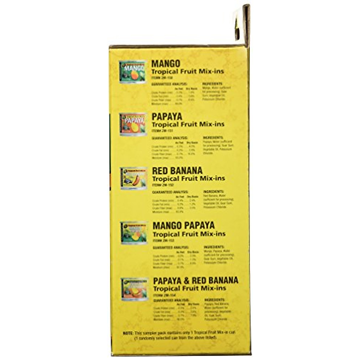 Zoo Med Laboratories SZMFSP2 Bearded Dragon Food Sampler