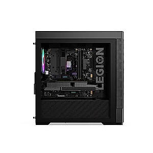 Lenovo Legion Tower 5 Gaming Desktop AMD Octa-core Ryzen 7 5700G Processor (Beats i7-10700) 16GB RAM 256GB SSD + 1TB HDD GeForce RTX 3060Ti 8GB Graphic USB-C DisplayPort RGB Win11 Black + HDMI Cable