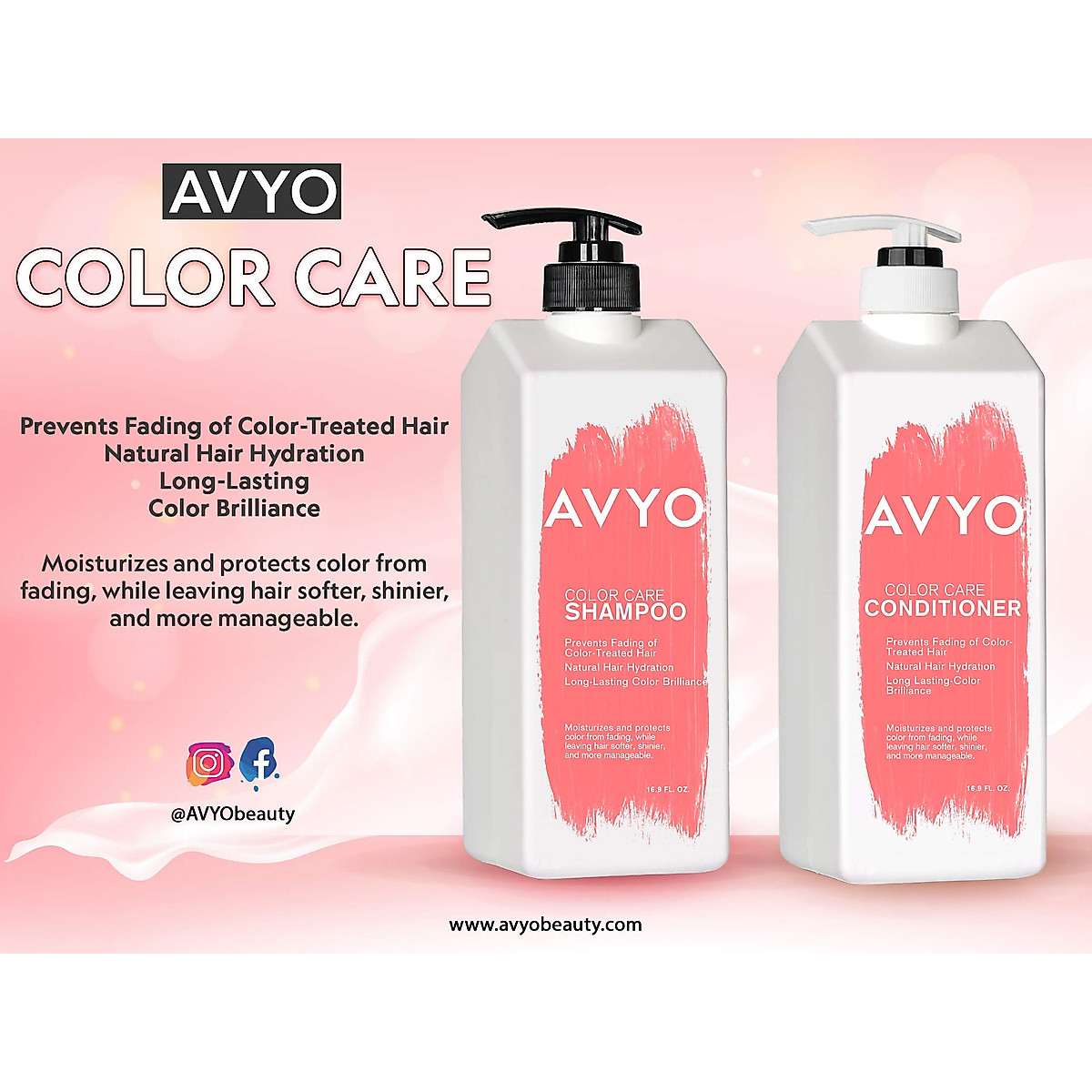 AVYO Color Care Shampoo | Moisturizes and Protects Color from Fading
