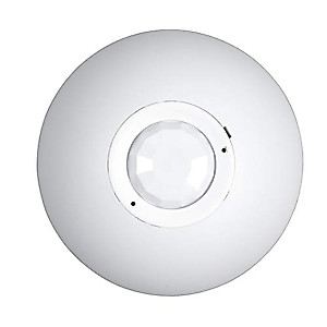 HUBBELL LIGHTING OMNIIRL Ultrasonic and PIR Ceiling Sensor, 1500-Square Foot range, White