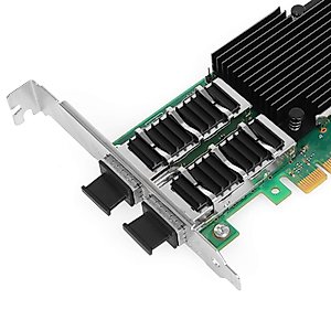Vogzone 40Gb PCI-E NIC Network Card for Intel XL710-QDA2,10GbE/40GbE Dual QSFP+ Ports, with Intel XL710-BM2 Chip,40GbE PCI Express 3.0 X8 Ethernet Adapter Support Windows/Linux/VMware