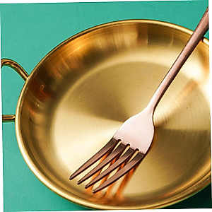 BRIGHTFUFU Food Plate Double Handles Snack Bowl Fried Chicken Serving Tray Platter Lightweight Home Restaurant Use