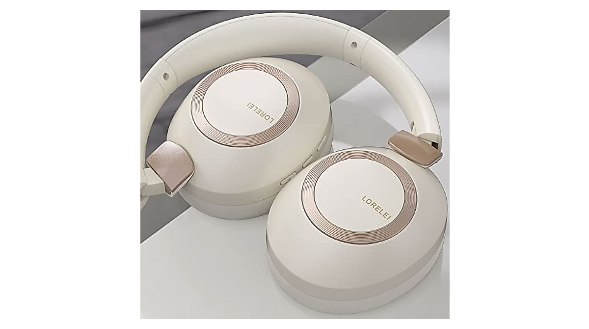 LORELEI B-C6 Wireless Headphones - 50H Playtime & Deep Bass
