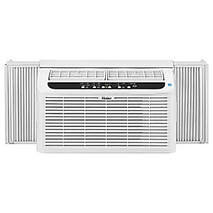 Haier 6,200 BTU Ultra Quiet Window Air Conditioner for Small Rooms and Bedrooms, Control Using Remote, 6K Window AC Unit, Easy Install with Included Kit, White, Energy Star