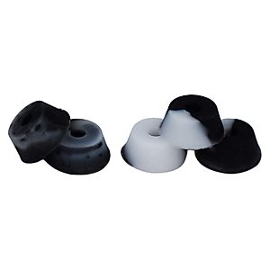 Teak Tuning Bubble Bushings Pro Duro Series in Black and White Swirl - Extra Loose (51A) - Custom Molded Fingerboard Tuning