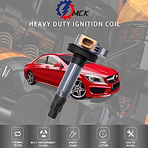 MCK 6pcs Ignition Coil Pack And Motorcraft Iridium Spark Plug Compatible With Ford Lincoln Expedition F-150 F150 Flex Police Interceptor Transit 2011-2017 11-17 3.5L 3.5 V6