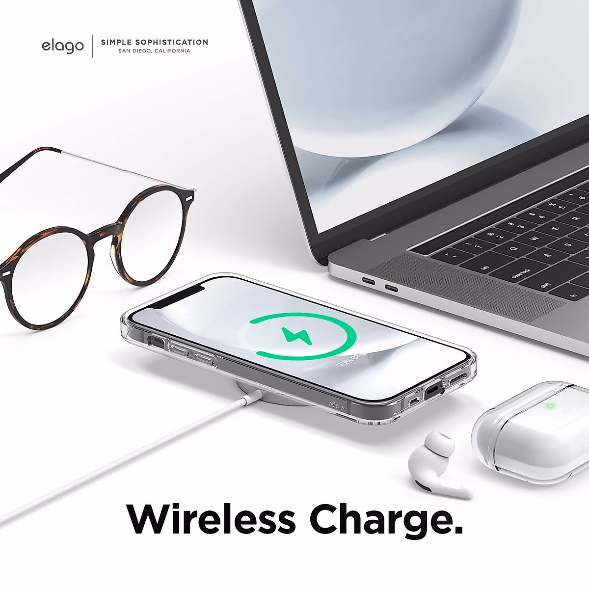 elago Hybrid Clear Case Compatible with iPhone 12 Case and Compatible with iPhone 12 Pro Case 6.1 Inch (Transparent) - Shockproof Bumper Cover Protective Case