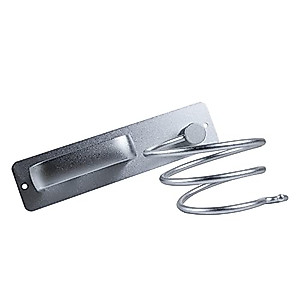 Hair Dryer Holder Wall Mount(No Drilling),Hair Dryer Organizer,Curling Iron Holder,Easy to Install,Space Saving,Bedroom and Bathroom Hair Tool Organizer for Hair Dryer,Curling Iron(Black)