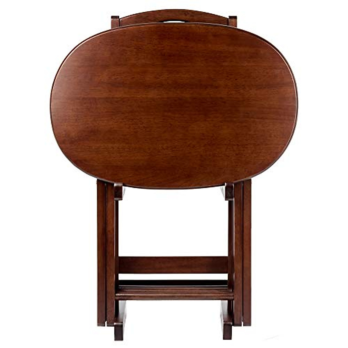 Winsome Nathan 5-PC Set Cappuccino Snack Table 23.7x15.83x25.51