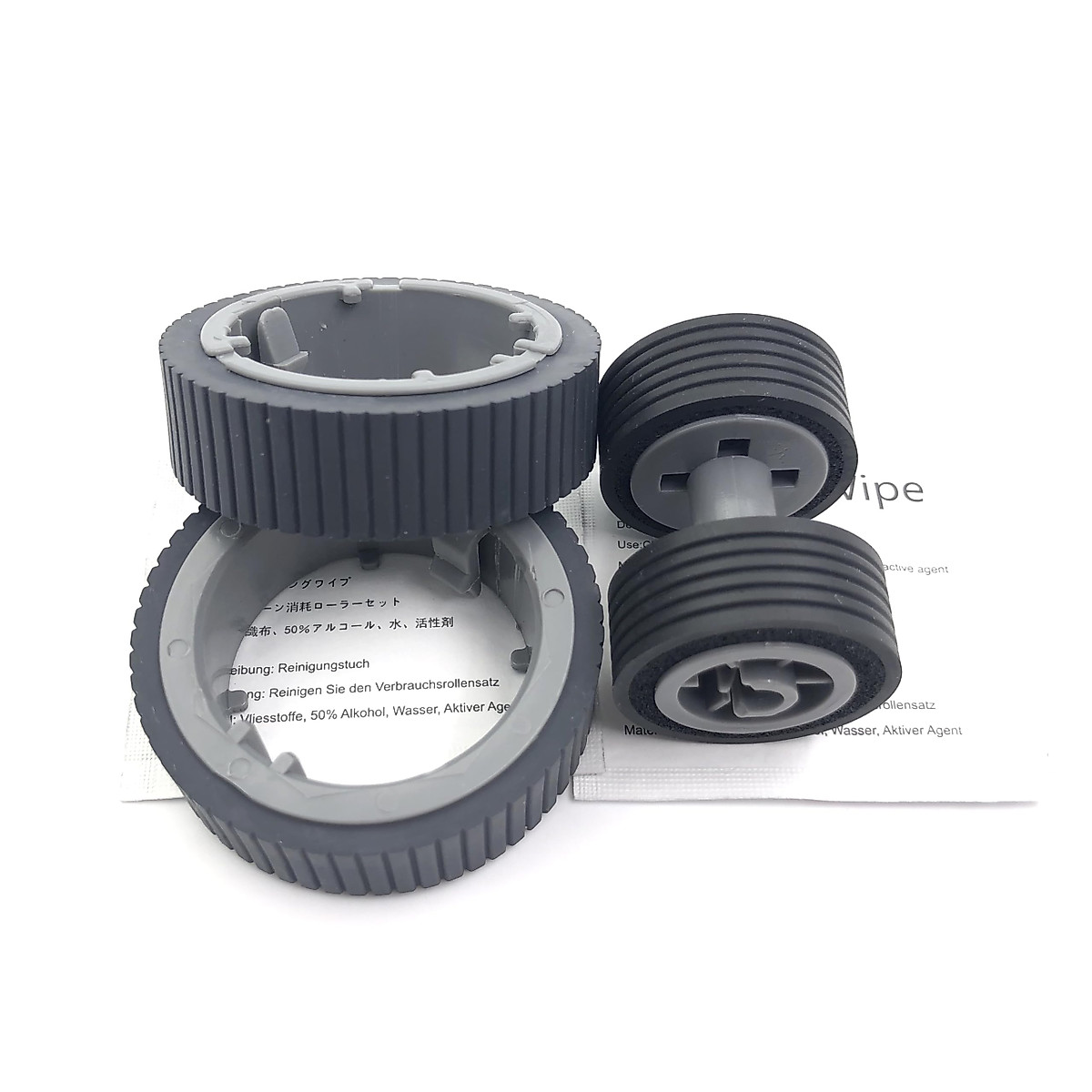 OKLILI PA03670-0001 PA03670-0002 Scanner Paper Consumable Kit Pick Roller + Brake Roller Pickup Roller Compatible with fi-7160 fi-7260 fi-7140 fi-7240 fi-7180 fi-7280 fi-7300NX