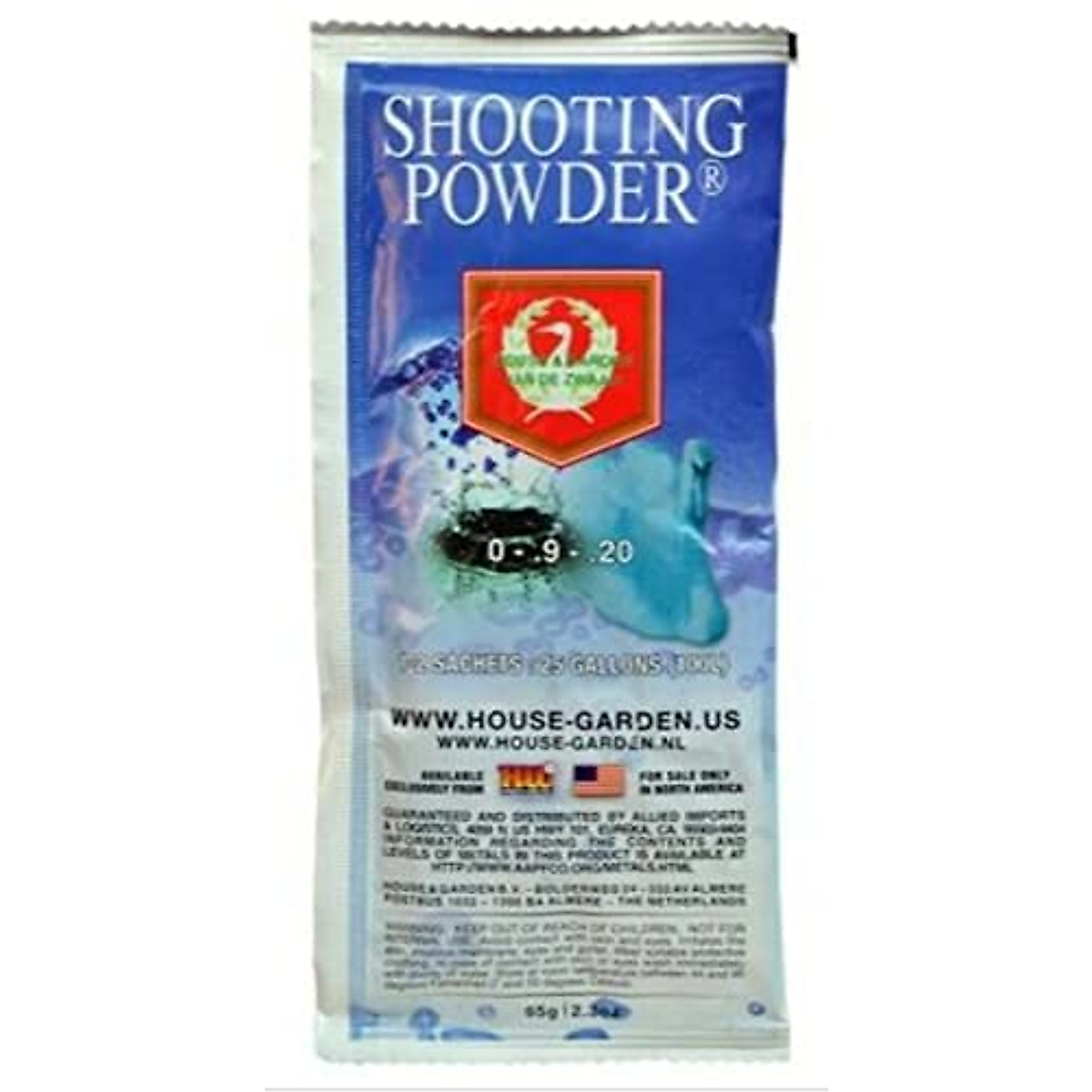 House & Garden Shooting Powder Sachet (5 sachets per Box)