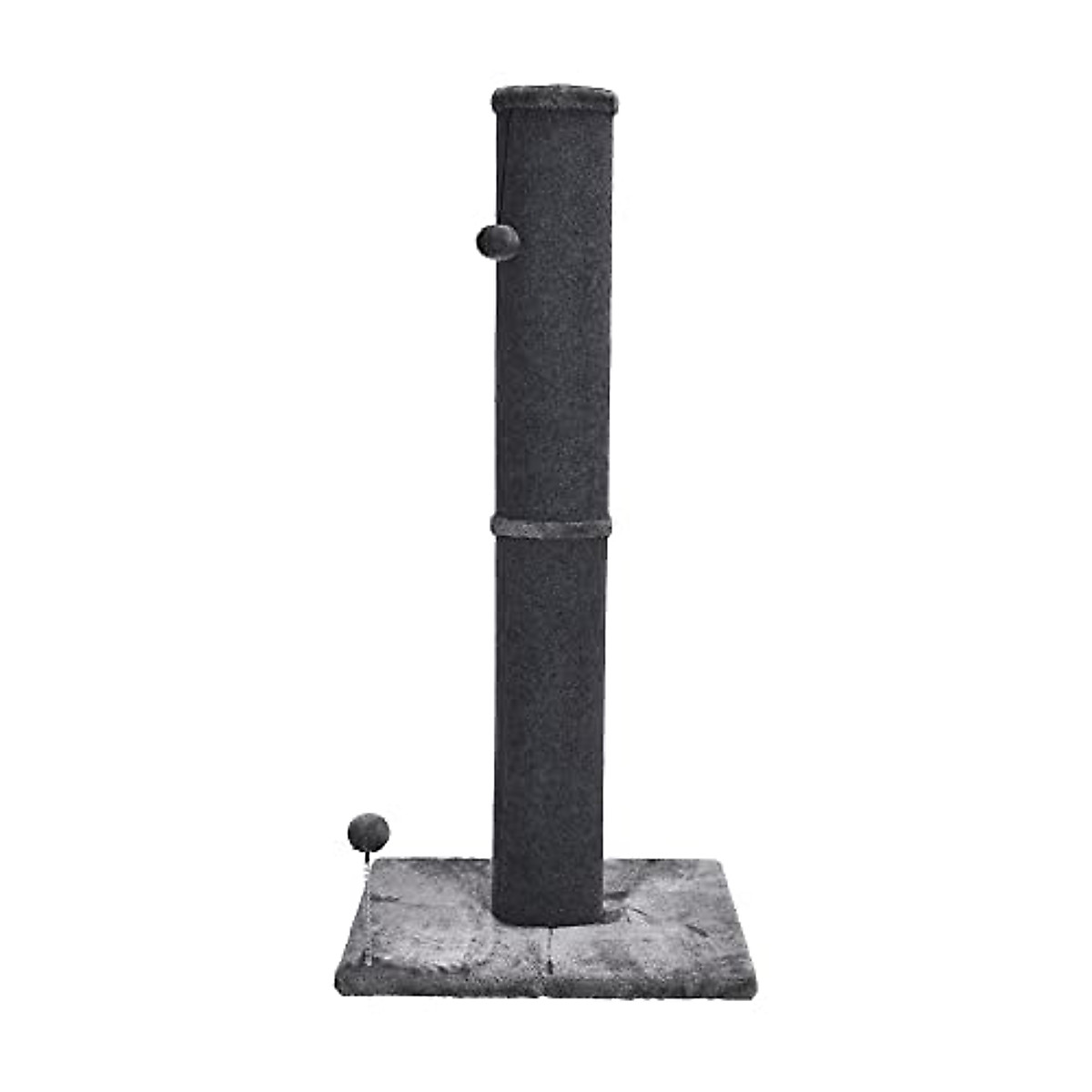 Cat Craft Bobcat Cat Plush Scratching Post with Integrated Cat Toy, Gray, Large (42")