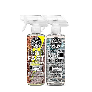 Chemical Guys SPI_191_16 Lightning Fast Carpet and Upholstery Stain Extractor & SPI_993_16 Nonsense All Surface Cleaner Safe for Home, Garage, Cars, Trucks, SUVs & More, 16 fl. Oz, Unscented