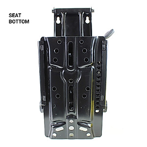 E-D9NN400DB12B Wrap Around Black Tractor Seat for Ford / New Holland NAA, 2N, 8N, 9N, 501, 600, 700, 800, 900, 2610, 2810, 2910, 2120, 2600, 2110, 2000, 3400, 3330, 3300, 3500, 3310, 3120, 3230, 3000+