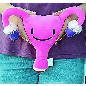 Attatoy Plush Uterus - Ivy The Uterus - Stuffed Toy, 12-Inch After Surgery Pal, Hysterectomy, Endometriosis, Fallopian Tubes, Ovaries