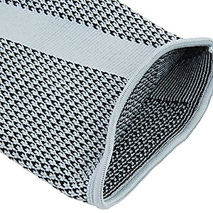 NeoTech Care Knee & Leg Sleeve - Breathable - Medium Compression - Grey (Size L, 1 Pair)