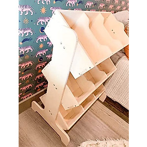 Bush Acres Montessori Organizer – Storage for Toddlers Supplies - Wooden Furniture – Playroom Storage – Playroom Organization