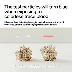 pidan Tofu Cat Litter with Occult Blood Test,Clumping,Flushable,Ultra Absorbent and Fast Drying, 100% Natural Ingredients Litter,Solubility in Water,Really Dust-Free,Less Scattering (5.3lb×2bags)