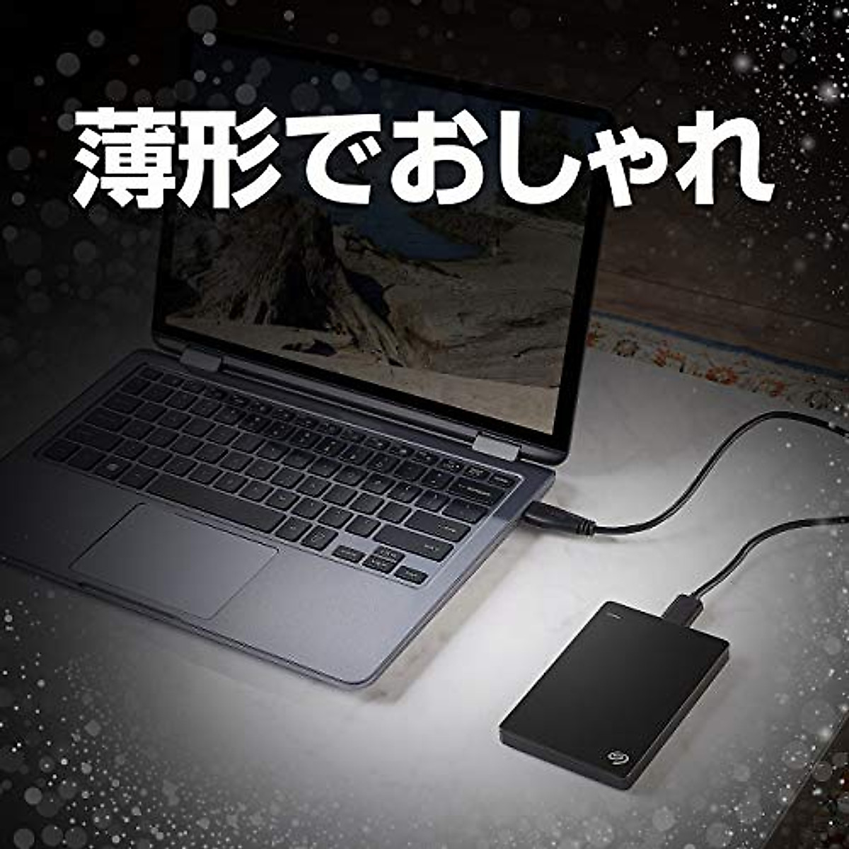 Seagate Backup Plus Slim 1TB External Hard Drive Portable HDD – Black USB 3.0 for PC Laptop and Mac (STHN1000400) (Renewed)