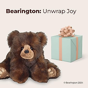 Bearington Huggy Ben Plush Stuffed Animal Brown Grizzly Bear, 19"