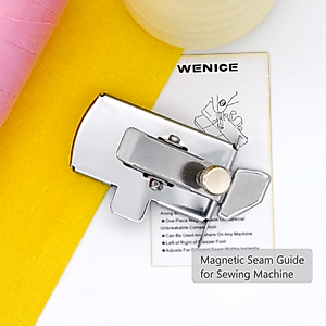 Sewing Magnetic Seam Guide for Sewing Machine,WENICE 1 Pieces Sewing Machine Accessories of Guide Sewing Foot