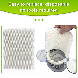 MD1-0034 Humidifier Replacement Filters Wick -Compatible with Vornado Evaporative Humidifier Filter Model:Evap40,Evap2,Ev100, Ev200,Evdc300,Evdc500,Evdc505 (2 Pack)