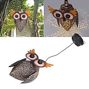 Solar Lanterns, Premium Metal Hanging Solar Light Wide Applicability LED Design for Home for Yard for Garden