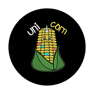 Cool Uni Corn | Funny Maize Magical Horned Horse Joke Gift PopSockets Swappable PopGrip