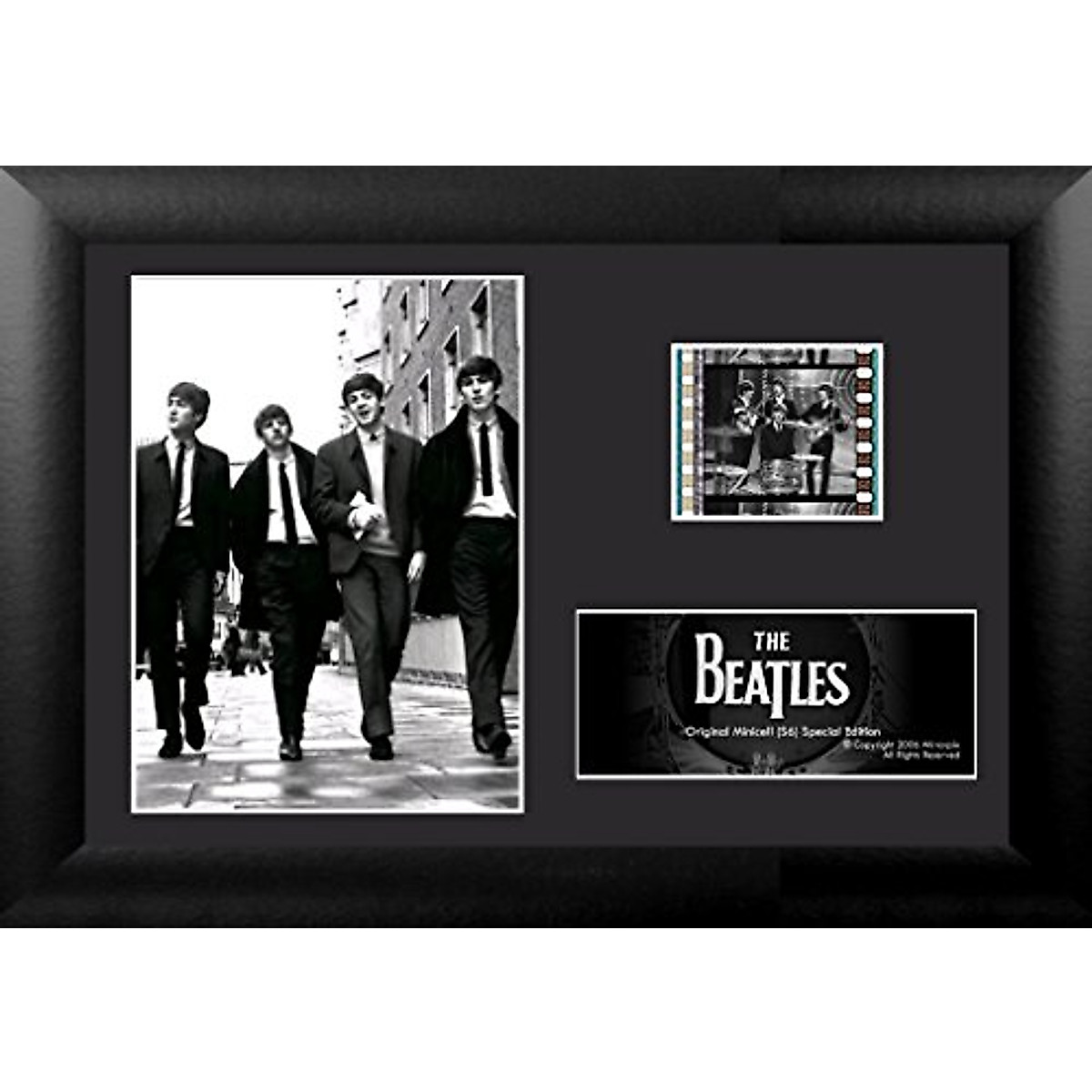 FilmCells - Beatles (Series 6) Minicell Framed Desktop Presentation with easel stand, certificate and 1x 35mm film cell - 7x5