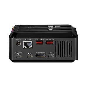WD_Black D50 Game Dock. 2X Thunderbolt 3 Ports, DisplayPort 1.4, 2X USB-C & 3X USB-A, Audio in/Out, Gigabit Ethernet; Customizable RGB Lighting