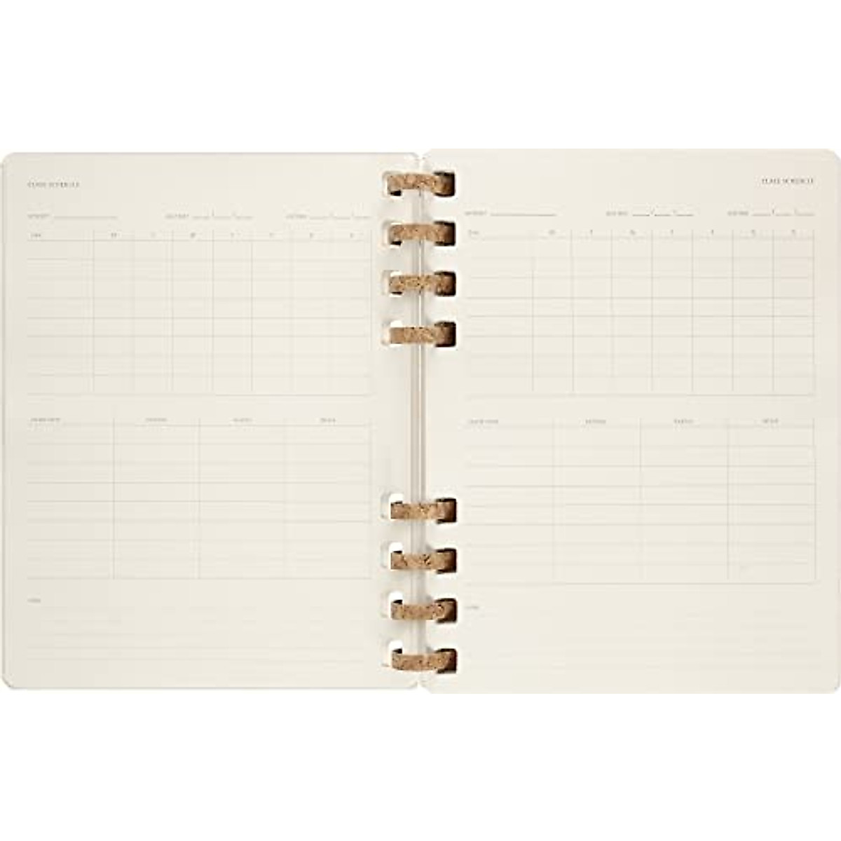 Moleskine Spiral 12 Month 2023 Academic Year Planner, Hard Cover, XL (7.5" x 9.75"), Oyster