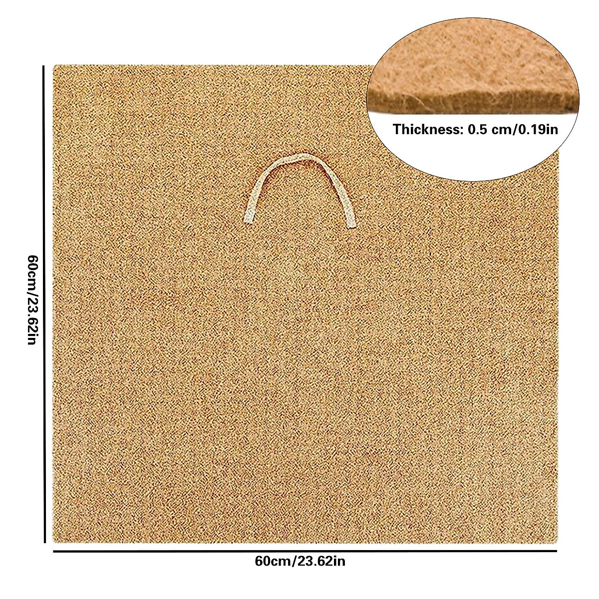 4Pcs Worm Bin Blankets, Bio-Degradable Jute Fibre Worm Compost Bin, Worm Farm, Worm Composter Keep Worm Dark Warm, Used for Garden Farm Compost