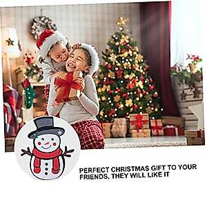 Veemoon 1pc Felt Snowman Kids Nativity Play Set Felt Christmas Detachable Ornaments Christmas Snowman DIY Nativity Ornaments for Kids Christmas Snowman Games Ornaments Xmas Gift Decor Toy