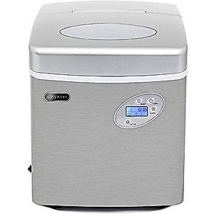 Whynter IMC-491DC Portable 49lb Capacity Stainless Steel with Water Connection Ice Makers, One Size