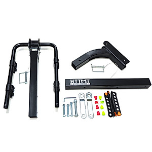 HTTMT- 2 Bike Rack Bicycle Carrier Hitch Mount w/ 2" Receiver for Car Truck SUV Transport [P/N:ET-TOOL045-A-BLACK]