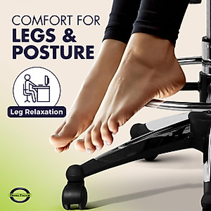 OFFICE FACTOR Stool Clerk Teller Drafting Chair Reception Black Mesh Flip up Armrest Molded Seat with a Single Handle Mechanism (Stool Black MESH Fabric)