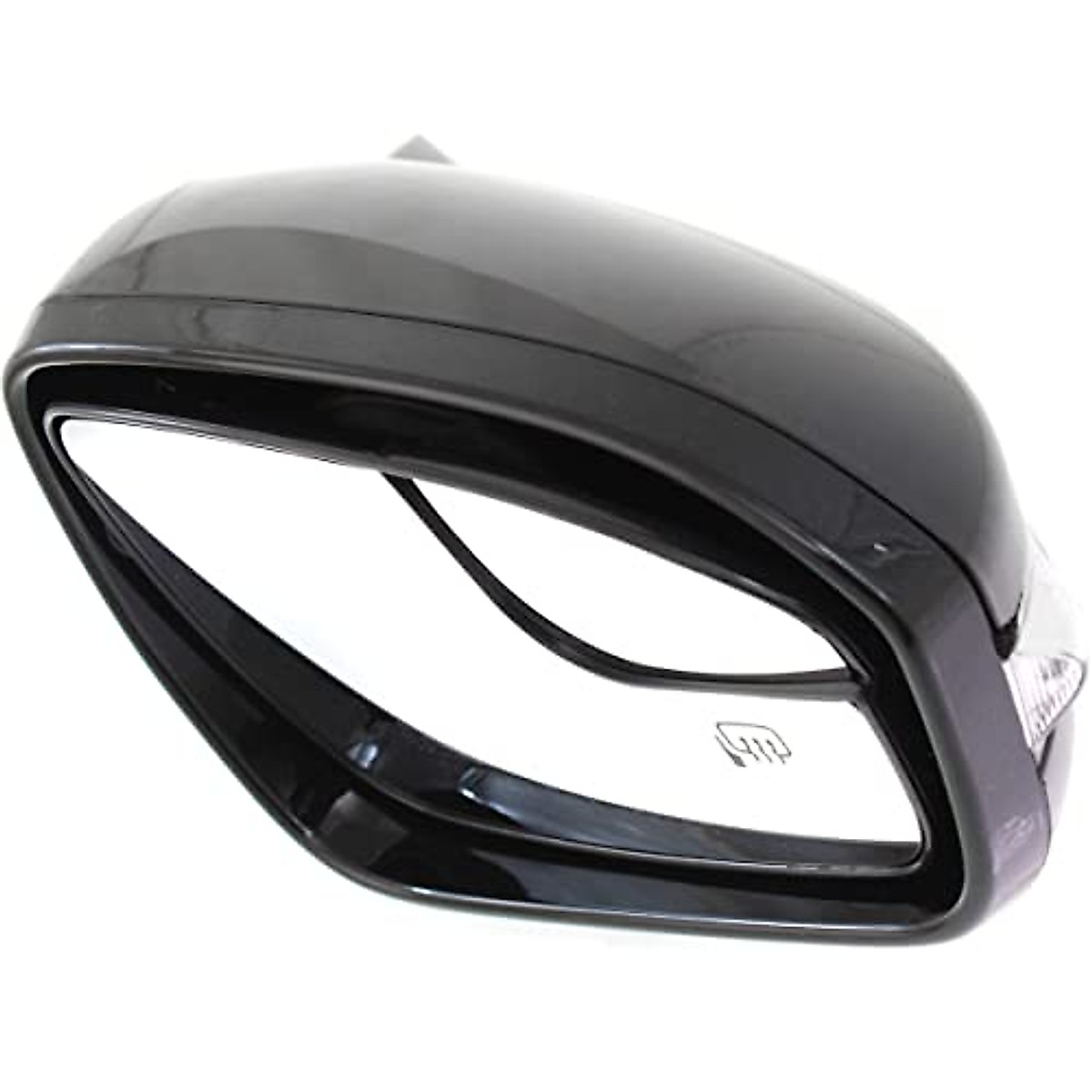 Kool Vue Passenger Side Power Heated Mirror for Ford Fusion 2013-2014 With Signal Light, Spotter Glass & Puddle Lamp; Without Memory Paintable