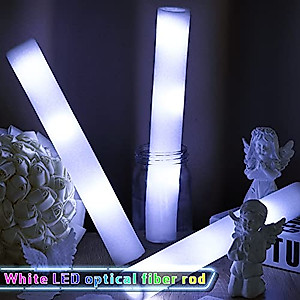 Liliful Glow LED Cheer Sticks Light up Sticks Wedding Wand for Birthday Bridal Shower Raves Carnival Concert Glow in Dark Party(24 Pcs)
