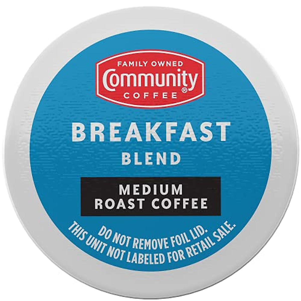 Community Coffee Breakfast Blend 12 Count Coffee Pods, Medium Roast, Compatible with Keurig 2.0 K-Cup Brewers, 12 Count (Pack of 2)