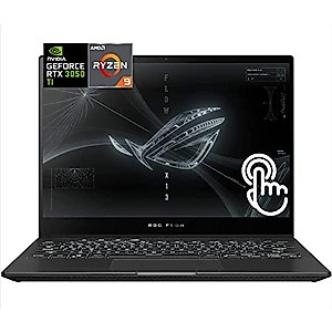ASUS ROG Flow X13-13.4" WUXGA Touchscreen Gaming Laptop - AMD R9-6900HS - NVIDIA GeForce RTX 3050 Ti V4G Graphics – 16GB DDR5 RAM, 1TB PCIe 4.0 SSD, with Cloth