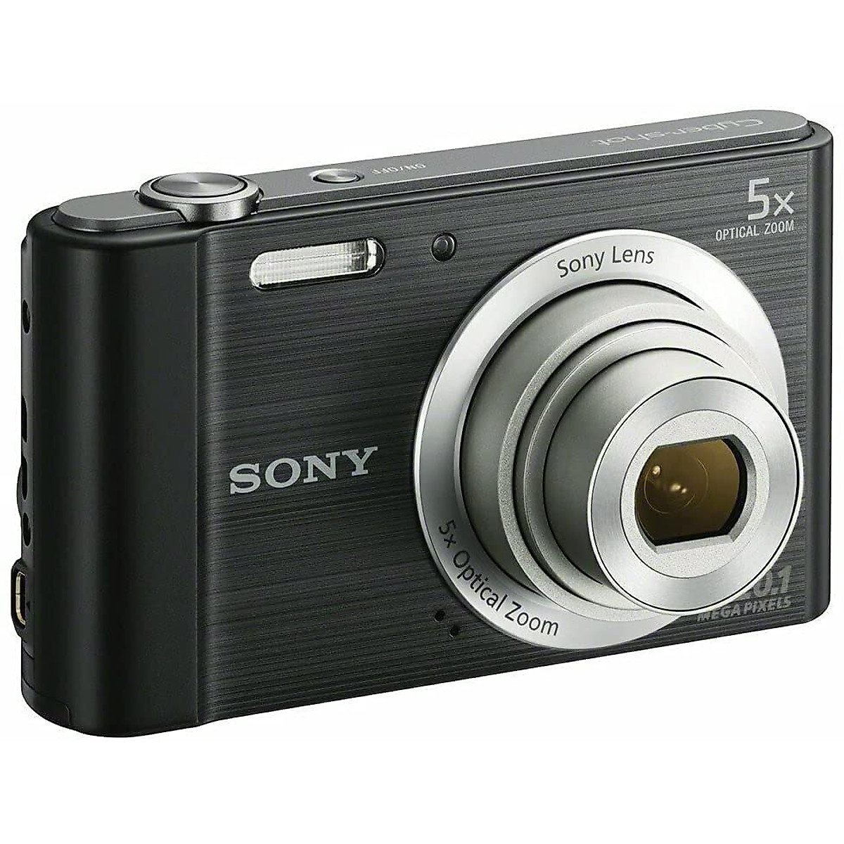 Sony W800/B 20.1 MP Digital Camera (Black) + 2X 32GB Memory Card Bundle