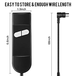 Enmja Lift Chair or Power Recliner Hand Control, 2 Button 5 pin Universal Lift Chair Remote Replacement for Okin Lazboy Action Limoss Pride Catnapper