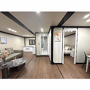 Prefabricated House 20ft 40ft Modular Folding Container Compact and Portable Container Home