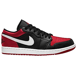 nike Air Jordan 1 Low Men's Shoes Alternate Bred Toe 553558 066 - Size 9.5 White/Black