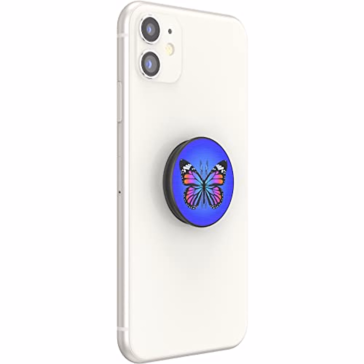 PopSockets PopTop (Top only. Base Sold Separately) Swappable Top for PopSockets Phone Grip Base, Playful PopTop - Lenticular Flutterfly