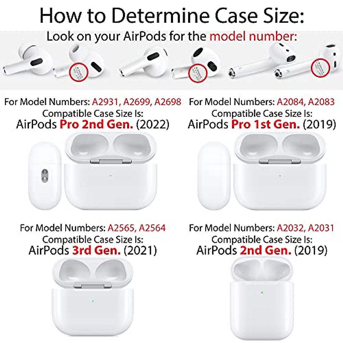 Liana Cases Custom Name Case for AirPods - All Sizes Available - AirPods Pro 2nd, 1st, 3rd Generation - Clear Personalized Cover Handwritten Style with Keychain Ring Carabiner