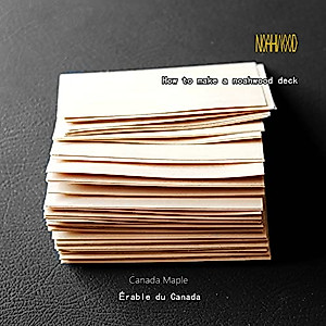 NOAHWOOD Fingerboards Deck (12.0 Short Nose Short Tail) Finger Skateboarding Deck (only Deck no Truck no Wheel) (Troll)